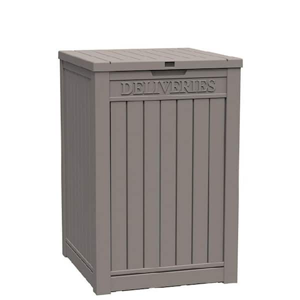 48 Gal. 21 in. W x 20 in. D x 30 in. H Resin Outdoor Storage Cabinet ...