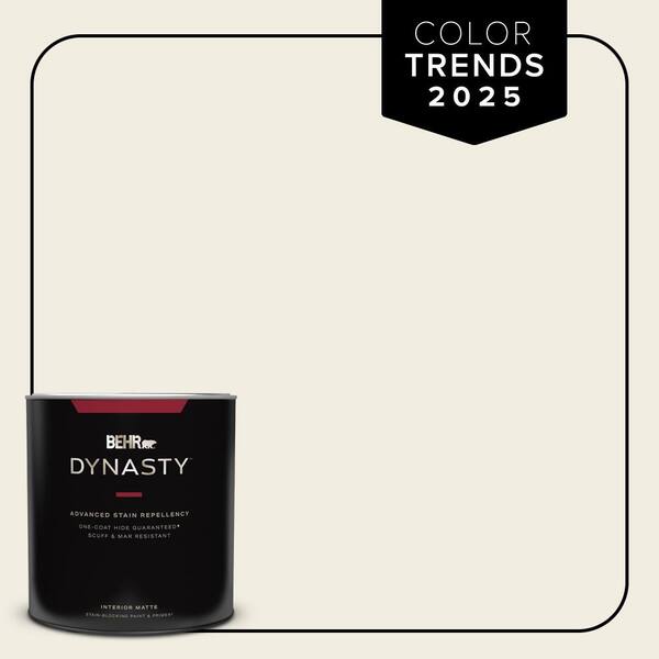 BEHR DYNASTY 1 qt. Designer Collection #DC-003 Blank Canvas Matte ... BEHR DYNASTY 1 qt. Designer Collection #DC-003 Blank Canvas Matte ...