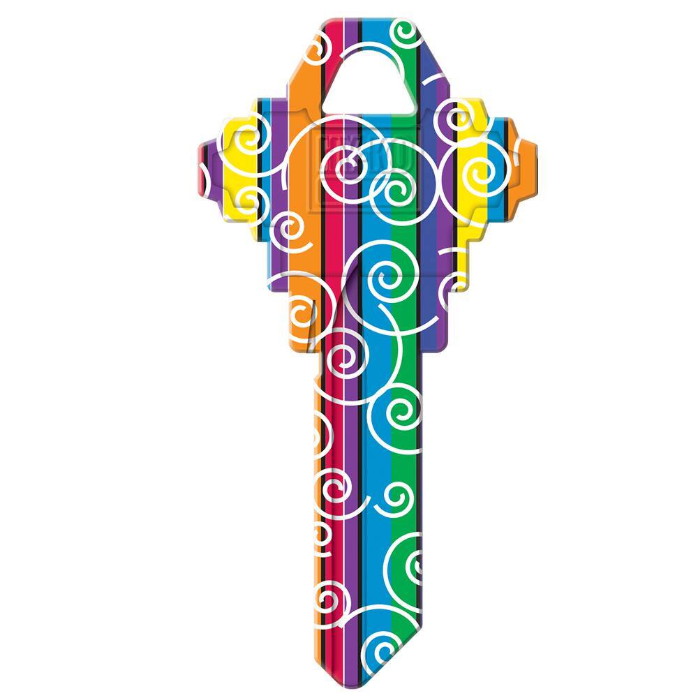 HY-KO SC1-21 Keyblank - Swirls 16010SC1-21 - The Home Depot
