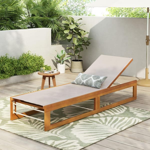 CHRISTOPHER KNIGHT HOME Maureen Rustic Patio Solid Wood and Textilene ...