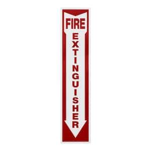 Everbilt 4 in. x 18 in. Reflective Fire Extinguisher Sign 31494 - The ...