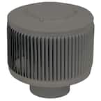Active Ventilation 4 in. Dia Aura PVC Vent Cap Exhaust with Adapter for ...