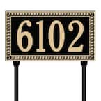 QualArc Edgewood Classic Rectangular Plastic Lighted Address Plaque LTP ...