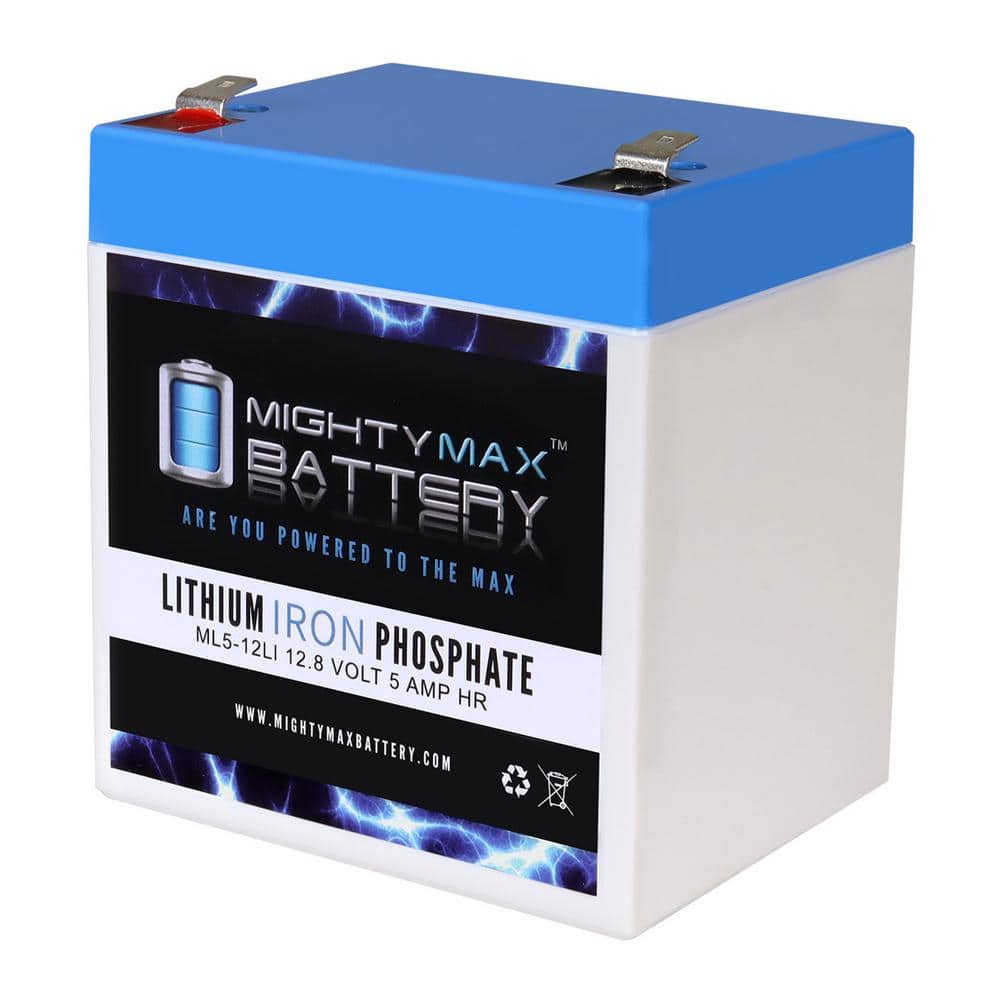 MIGHTY MAX BATTERY 12-Volt 5AH Lithium Replacement Battery compatible ...