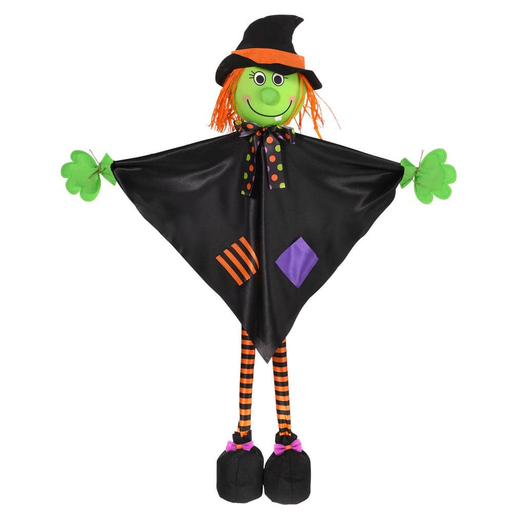 Amscan 36 in. Large Halloween Standing Witch Prop 670578 - The Home Depot