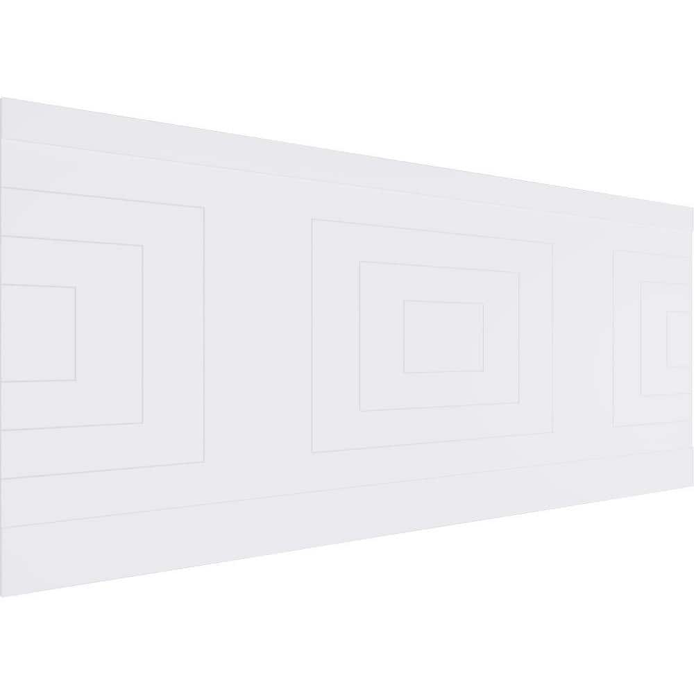 Ekena Millwork 40 in. H x 94-1/2 in. W 26.24 sq. ft. Mid Century Modern ...