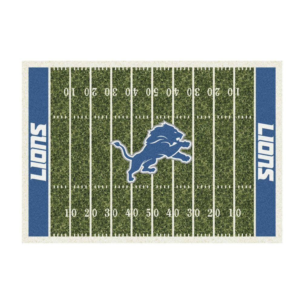 IMPERIAL Detroit Lions 4 ft. by 6 ft. Homefield Area Rug IMP 520-5018 ...
