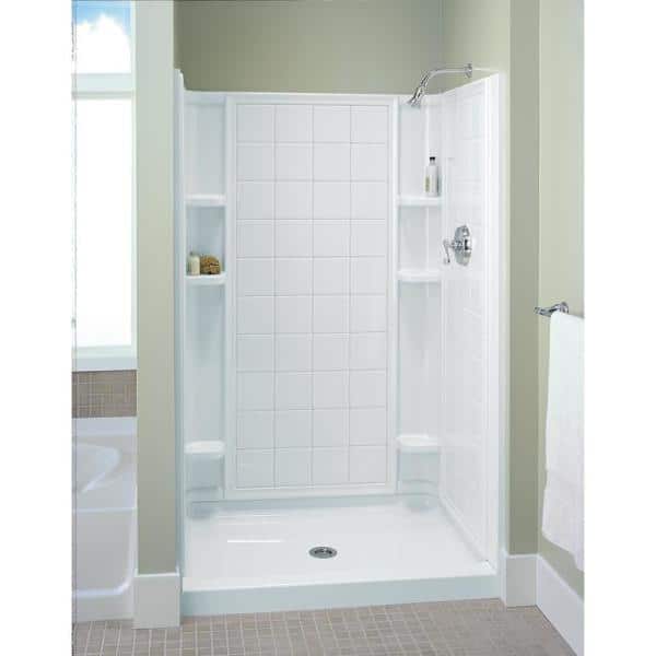 STERLING Ensemble 34 X 48 X Shower Kit With Center Drain , 58% OFF