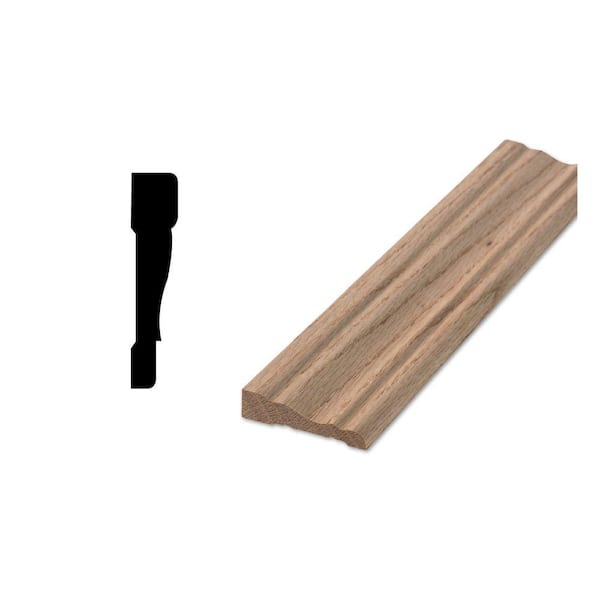 Woodgrain Millwork LWM 356 1/2 in. x 2-1/4 in. Oak Door and Window ...