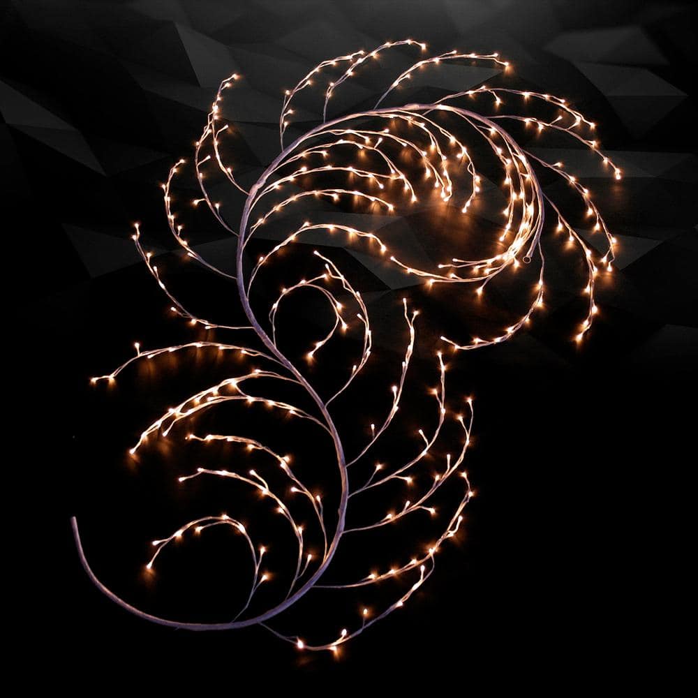 HOLIDYNAMICS HOLIDAY LIGHTING SOLUTIONS 10 ft. Classic White/White LED ...