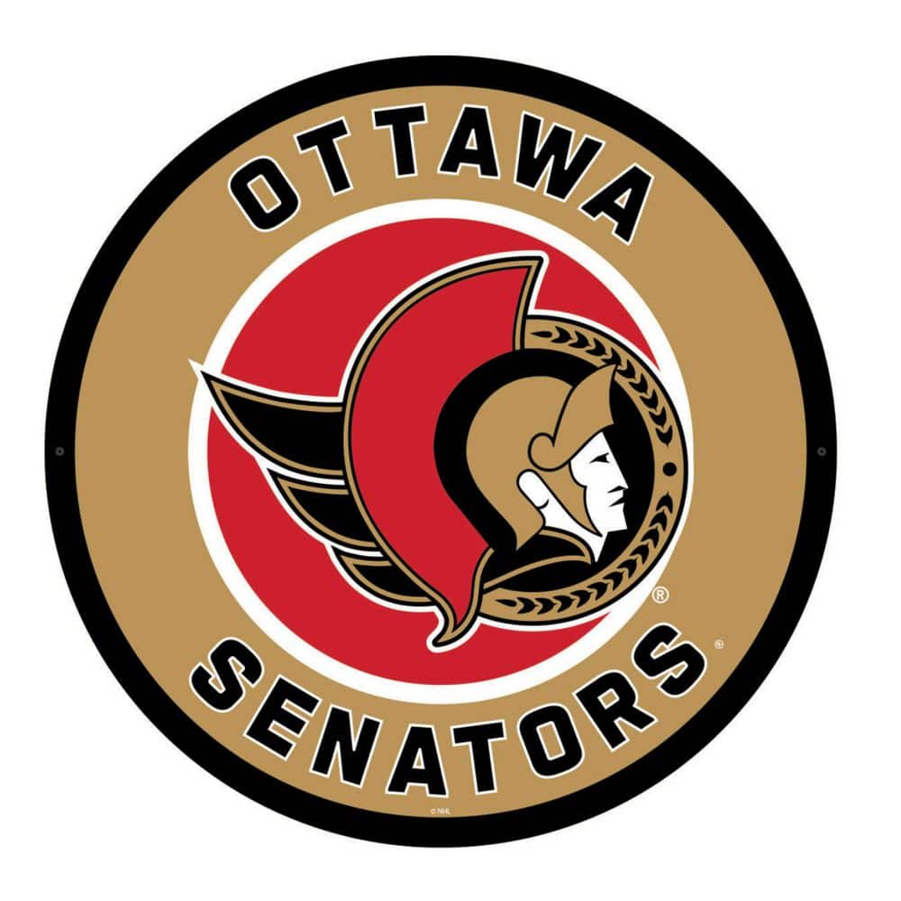 Evergreen Ottawa Senators Round 23 in. Plug-in LED Lighted Sign ...
