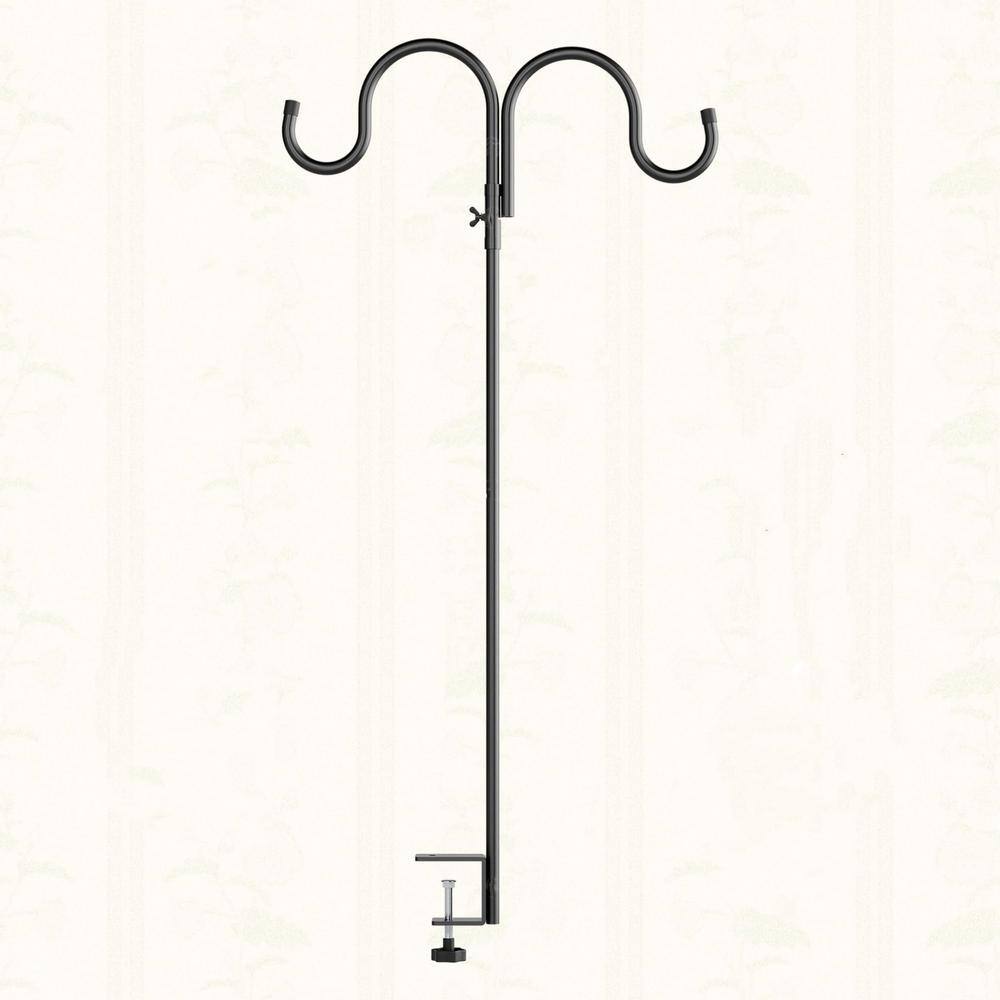 FAWEY TRED INC 43 in. Iron Shepard's Hooks for Outdoor, Tall Double ...