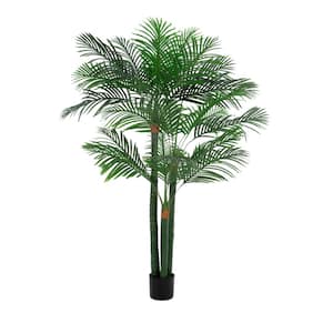 Oumilen 6 ft. Artificial Lighted Palm Tree Pre-Lit Christmas Tree ...