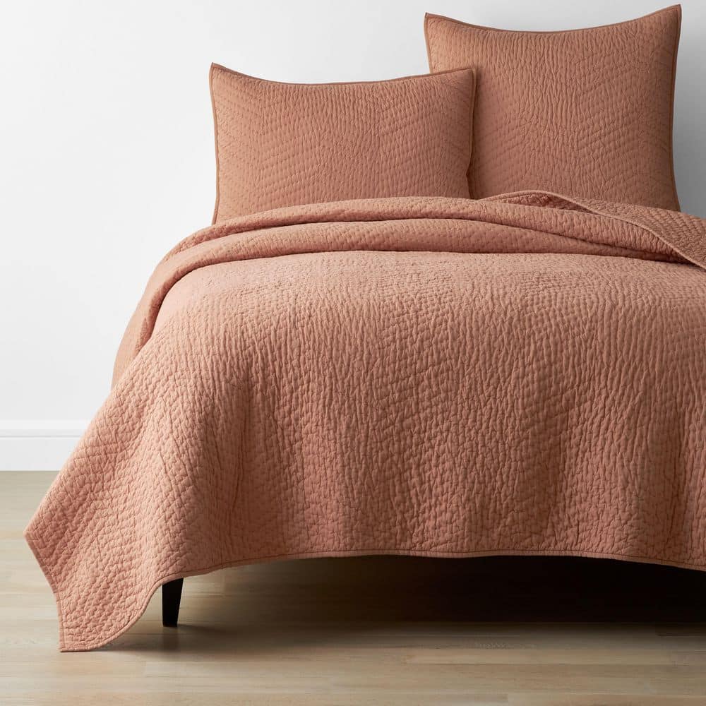 The Company Store Company Cotton Clay Twin Cotton Quilt C3A3-T-CLAY - The Home Depot