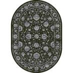 Dynamic Rugs Ancient Garden Silver/Grey 4 ft. x 6 ft. Indoor Area Rug ...