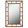KENROY HOME Medium Rectangle Brown Mirror (26 in. H x 40 in. W) 60226 ...