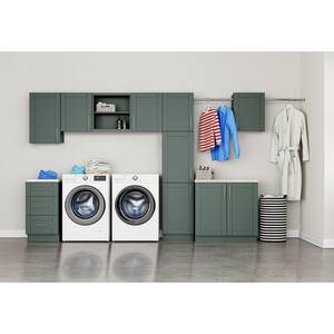 Green - MILL'S PRIDE - Laundry Room Cabinets - Laundry Room Storage ...