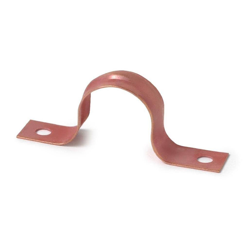 Oatey 1/2 in. Copper Tube Strap Clamps (12-Pack) 33995 - The Home Depot