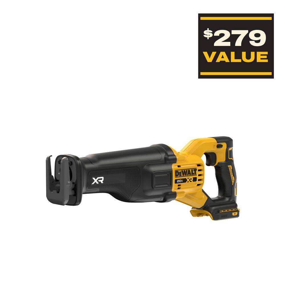 DEWALT 20-Volt XR Cordless Reciprocating Saw (Tool Only) DCS384B - The ...