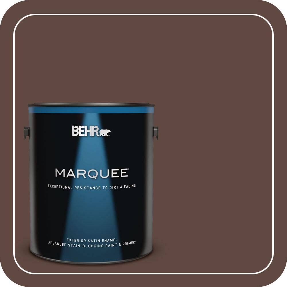 BEHR MARQUEE 1 gal. #S-G-780 Spiceberry Satin Enamel Exterior Paint ...