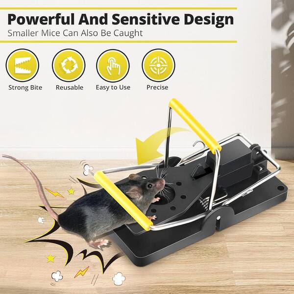 Humane Mouse Traps Mouse Traps 6-Pack - For House Indoor Outdoor, Small ...