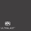 PPG UltraLast 1 qt. #PPG1001-7 Black Magic Matte Interior Paint and ...