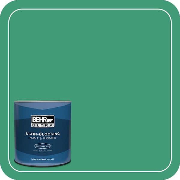 BEHR ULTRA 1 qt. #MQ6-42 Dancing Jewel Extra Durable Satin Enamel ...