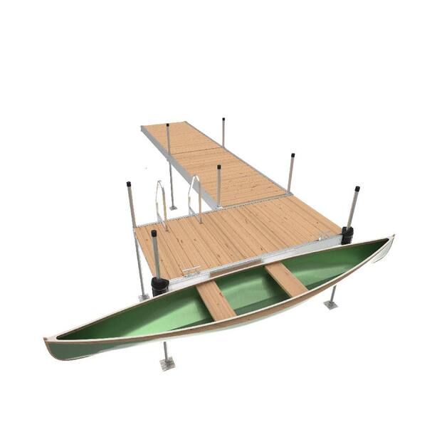 Multinautic QP-427 4 ft. x 8 ft. - 3 Sections P Shape Post Dock 19702 ...