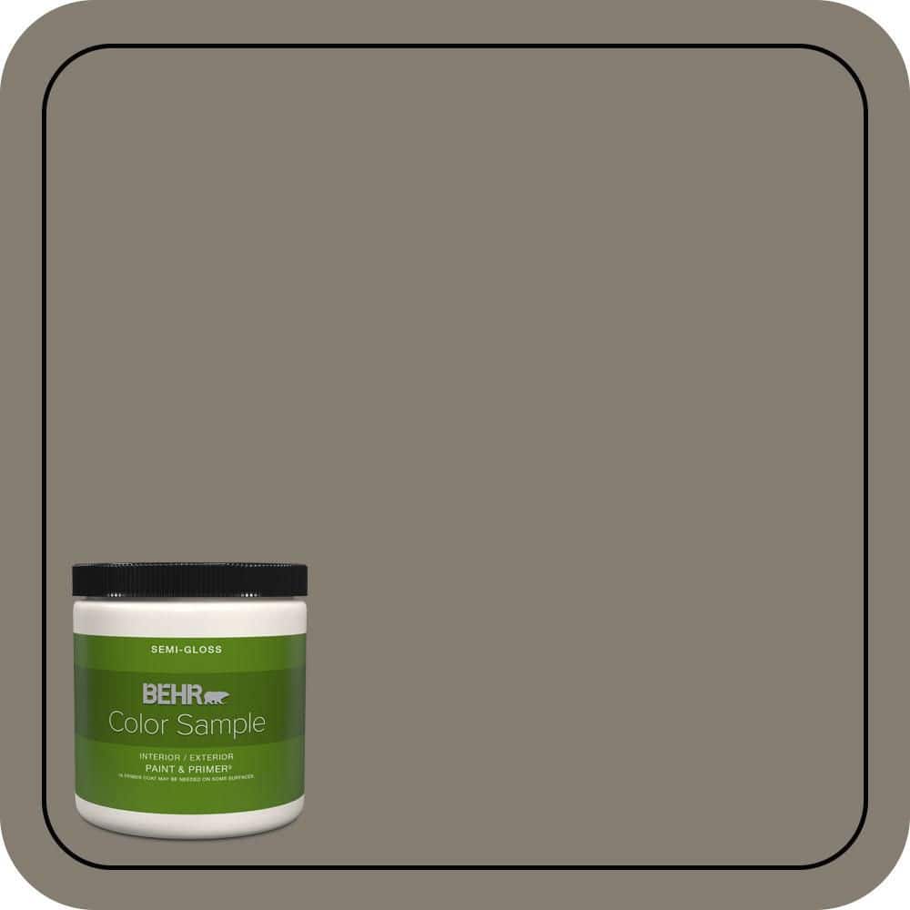 BEHR PREMIUM PLUS 8 oz. #MQ2-53 Smoky Trout Semi-Gloss Interior ...