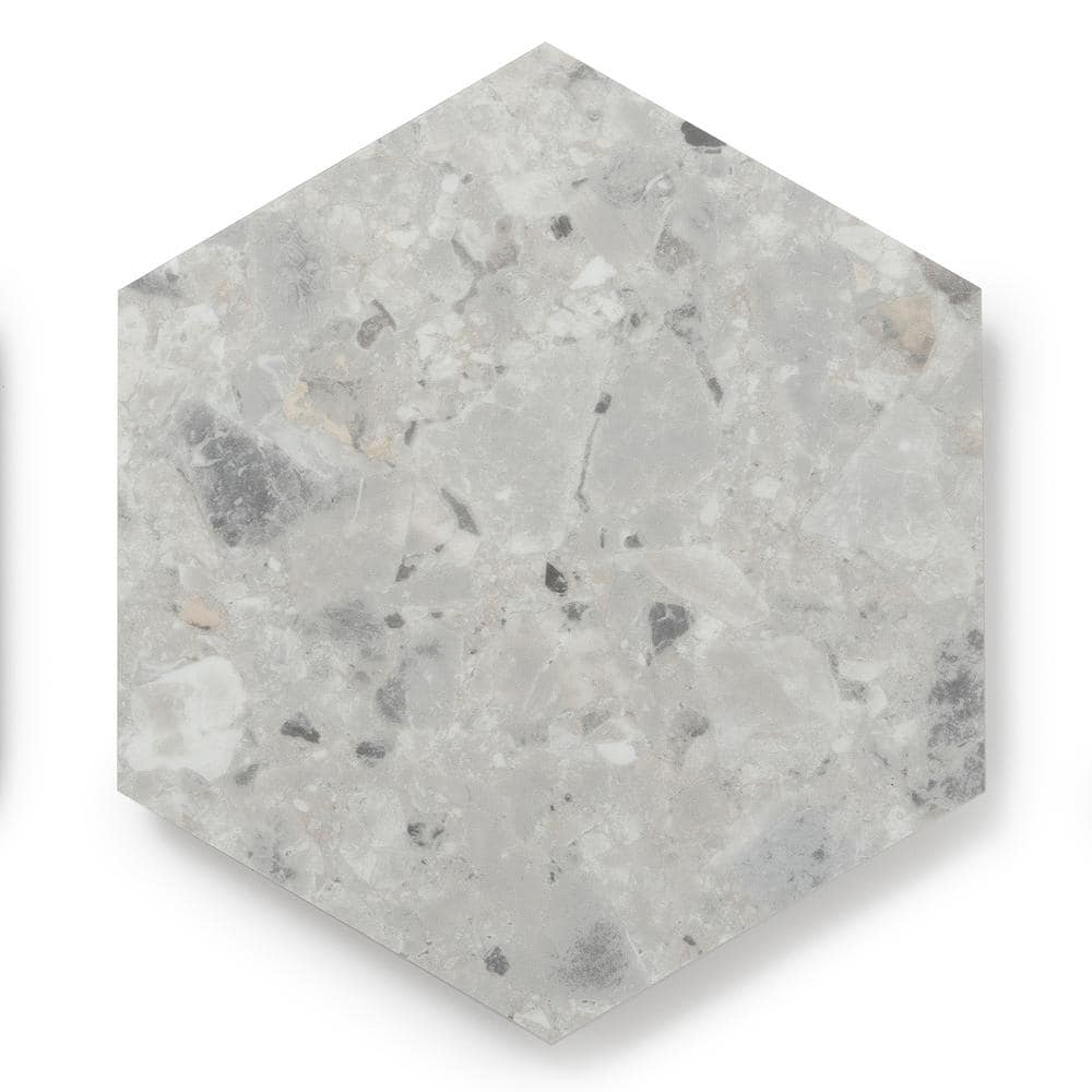 Lucida Surfaces MosaiCore Bone Quartz 28 MIL x 12 in. W x 10 in. L Glue ...