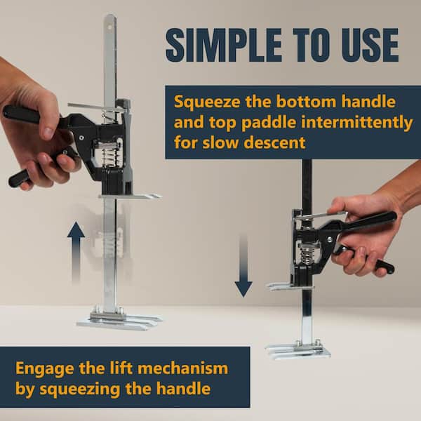 ‎POWERTEC Labor Saving Arm Jack-220 lbs. Heavy Duty Furniture Lifter ...
