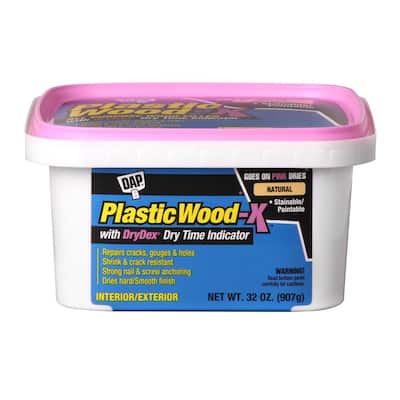DAP Plastic Wood 32 oz. Natural Latex Wood Filler 00525