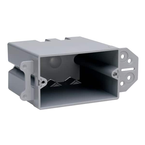 Legrand Pass & Seymour Slater New Work Plastic 1 Gang Horizontal Steel ...