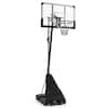 Costway 4.9 ft. -10 ft. Basketball Hoop System with 44 in. Shatterproof ...