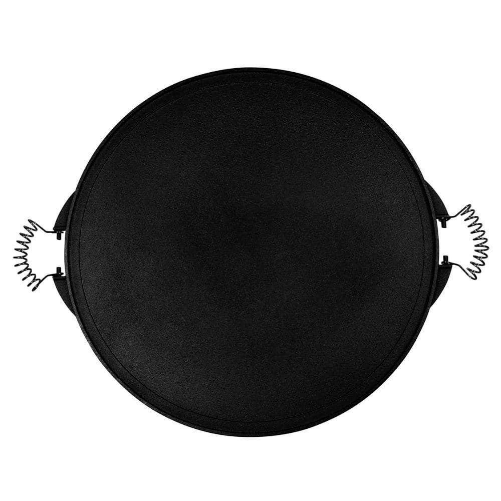 ESPEGARD Campfire Reversible Cast Iron Grill Plate with Smooth and ...