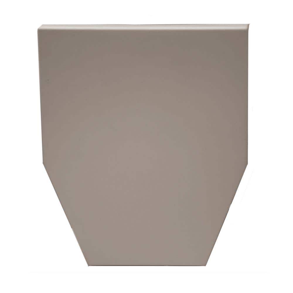 Builders Edge 6 in. Classic Dentil Window Header Keystone in 008 Clay ...