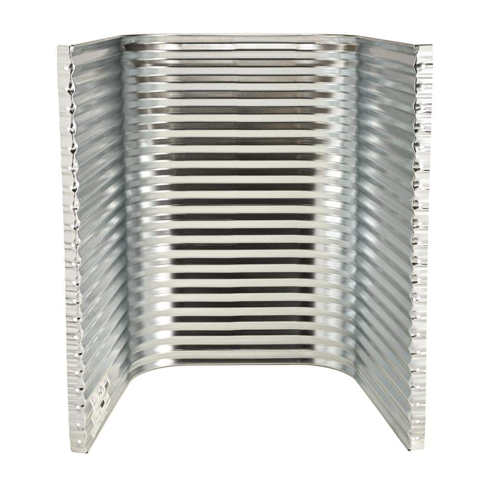 SHAPE PRODUCTS 68 in. W x 36 in. D x 60 in. H Galvanized Steel Egress ...