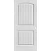 Masonite 36 in. x 80 in. Cheyenne Smooth 2-Panel Camber Top Plank ...