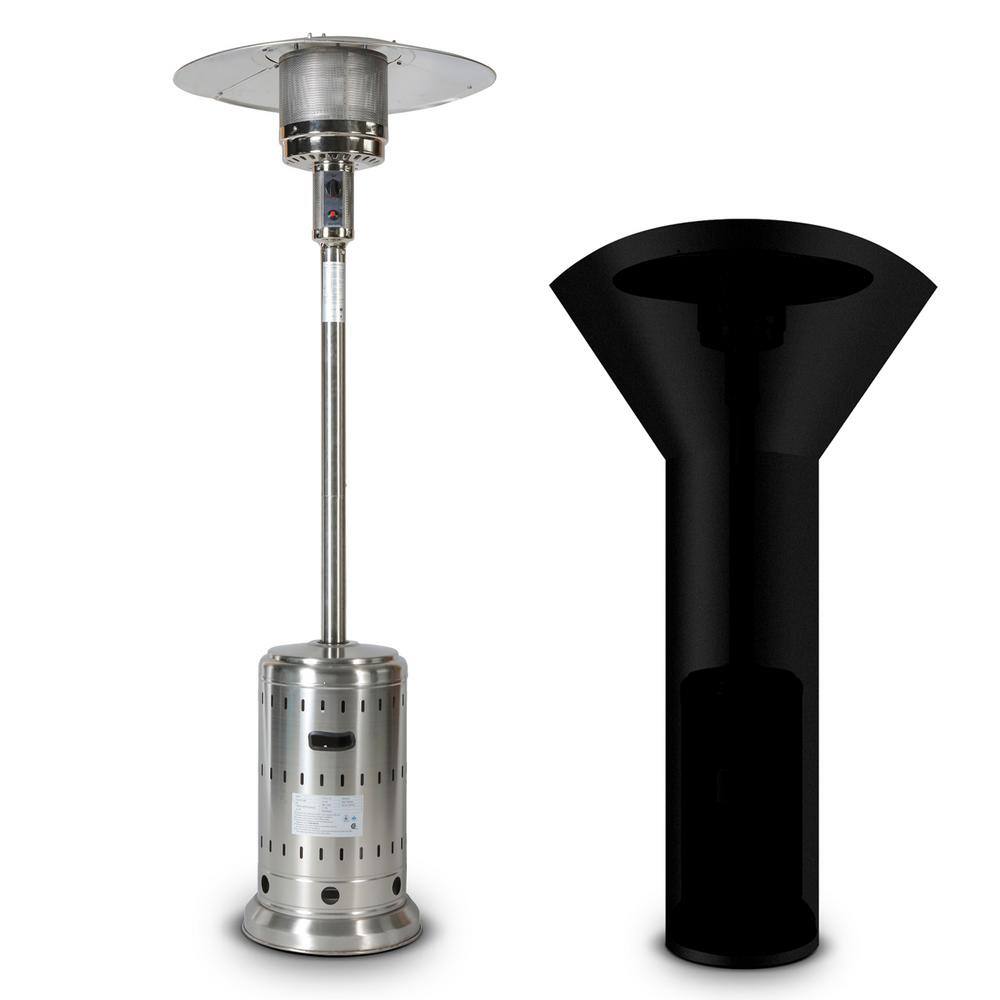 Trustmade 46000 BTU Stainless Steel Pyramid Flame Propane Patio Heater ...