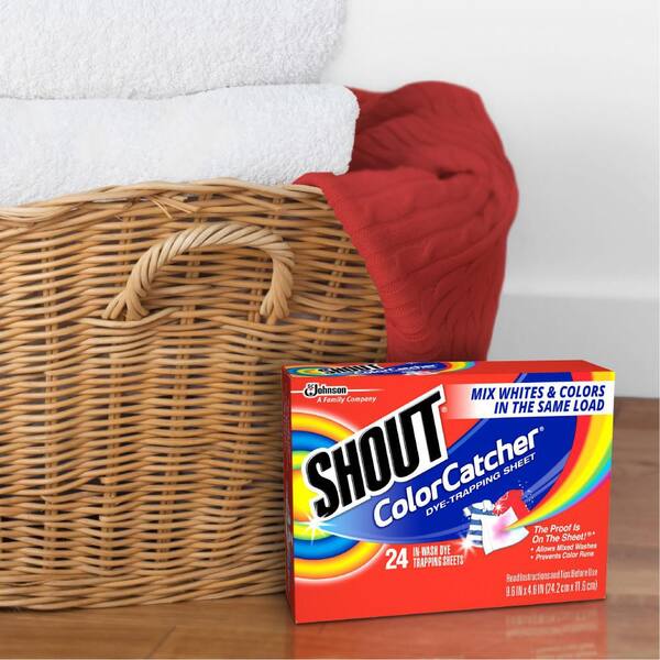 Shout Color Catcher, Dye-Trapping Sheets, 72 Sheets Fabric Stain ...