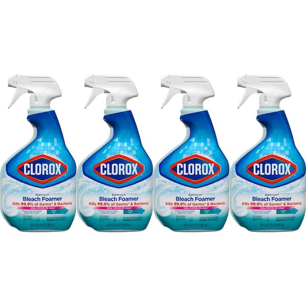 Clorox 30 oz. Bathroom Foamer with Bleach Spray (4-Pack) C-303732100-4 ...
