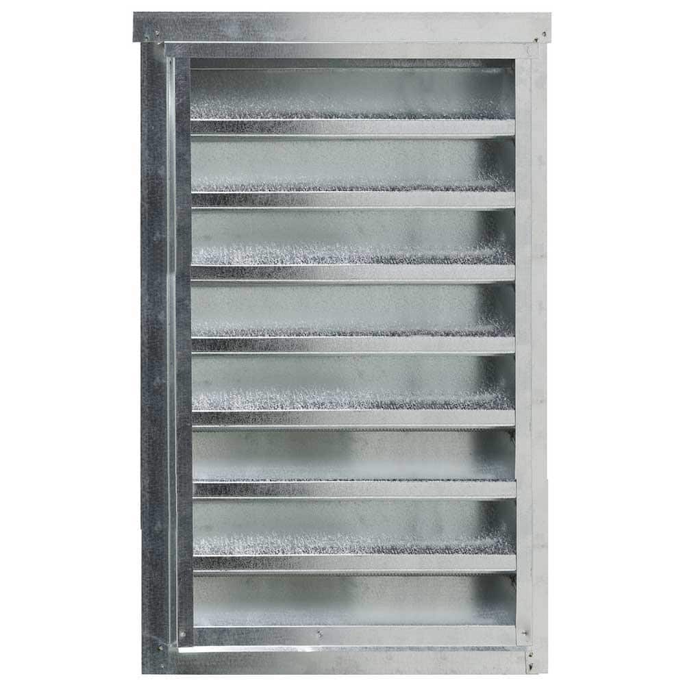 Gibraltar Building Products 14 in. x 24 in. Rectangular Metallic ...