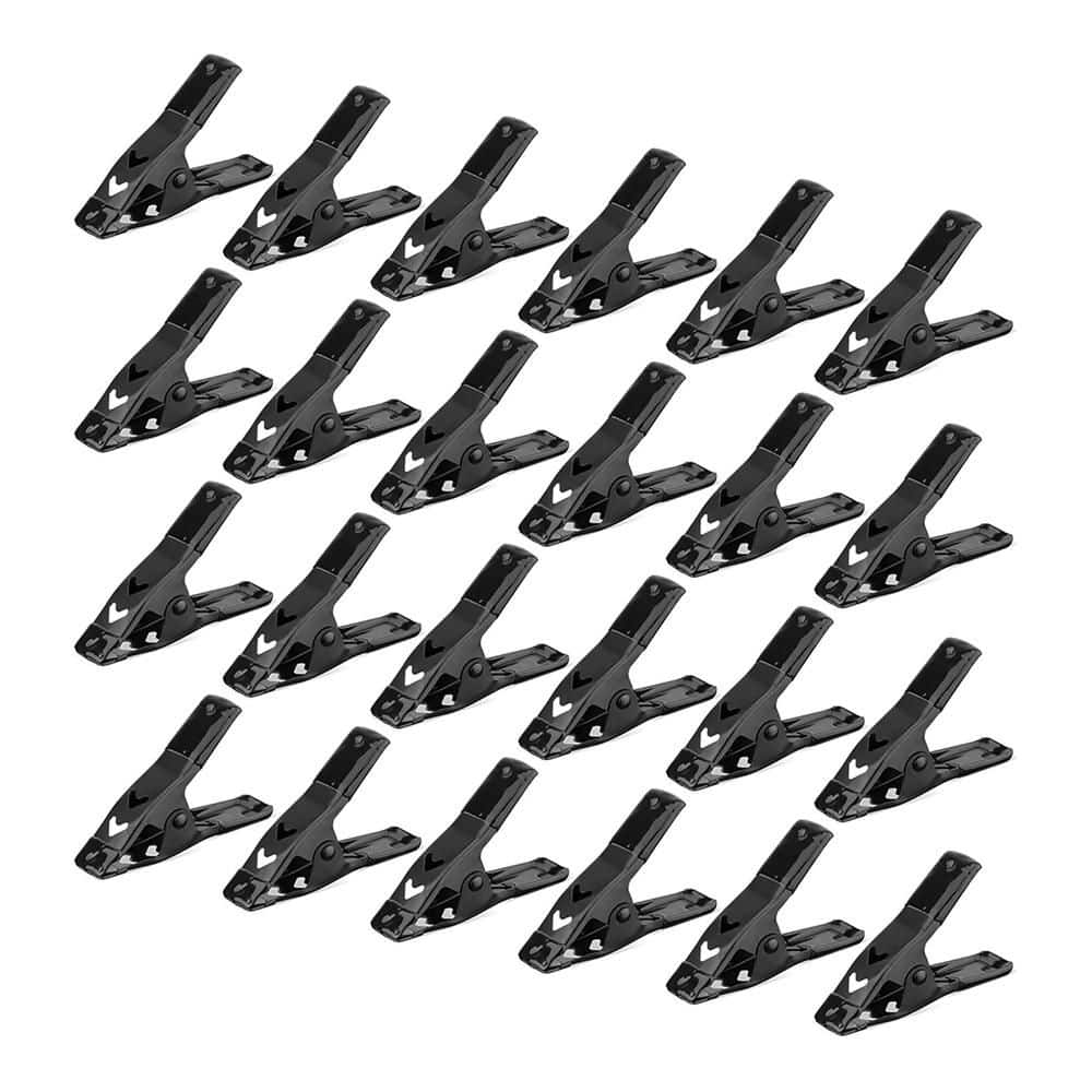 Afoxsos Metal Spring Clamps with PVC Tips for Non-Slip Grip (24-Pack) 2 ...