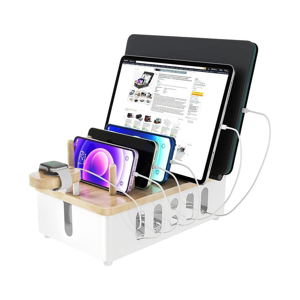 Lukyamzn 6 USB Charging Ports Metal Fast Charging Docking Station ...