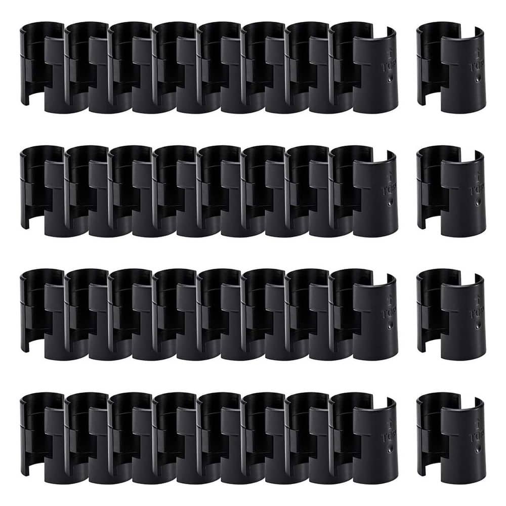 Yichuhaoxi 72 Pcs. Black Wire Shelf Clips 36 Pairs Replacement Lock ...