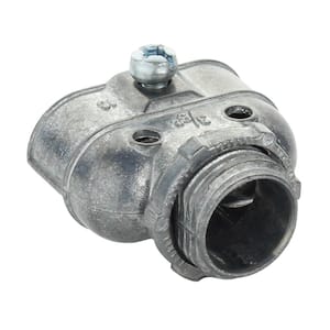 Commercial Electric 3/8 in. (1/2 in. Knockout) Flexible Metal Conduit ...