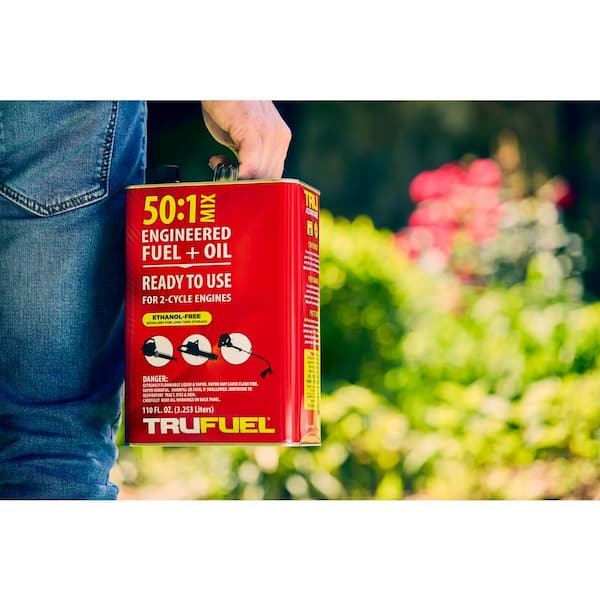 TruFuel 2-Cycle 50:1 Pre-Mixed Fuel and Oil 110 oz. (4-Pack) 6525606 ...