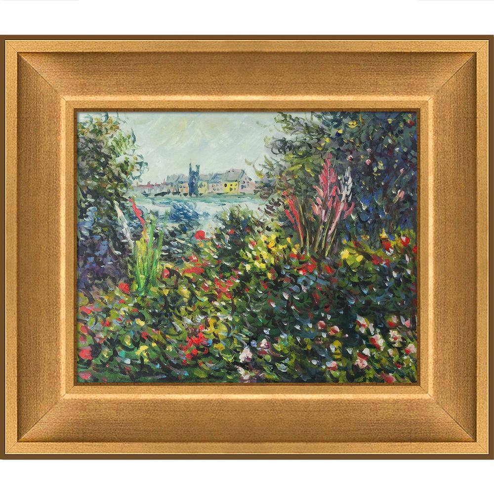 LA PASTICHE Flowers at Verteuil, 1881 by Claude Monet Muted Gold Glow ...