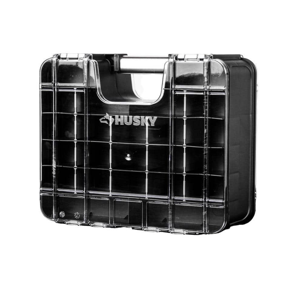 Husky 33-Compartment Adjustable Double Sided Tool Storage Organizer 999 ...
