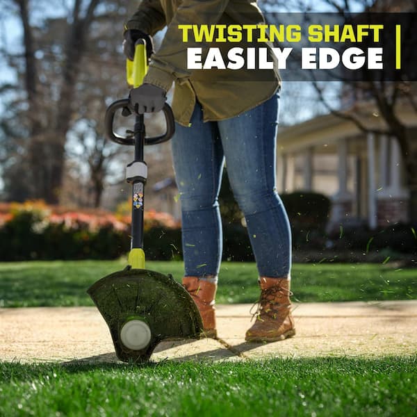 RYOBI ONE 18V 12 in. Cordless Mower with 4.0 Ah Battery and Charger P20160